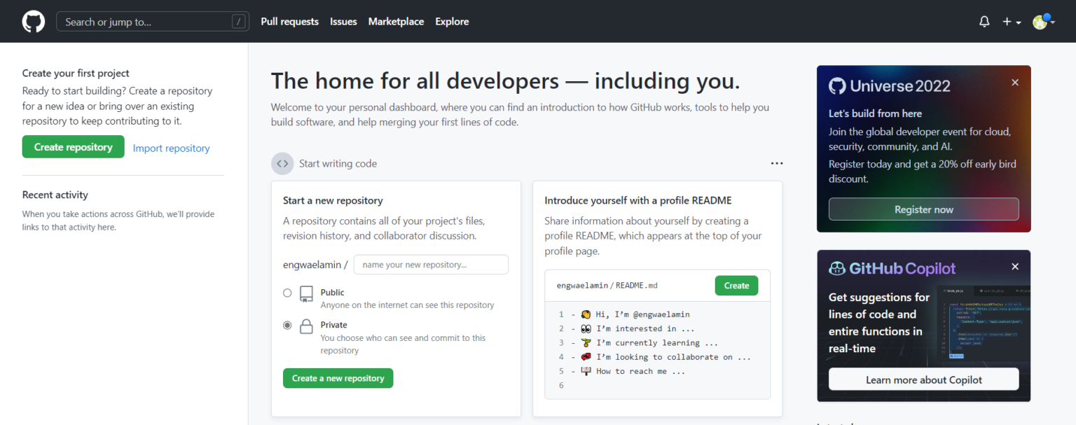 شرح استخدام موقع Github